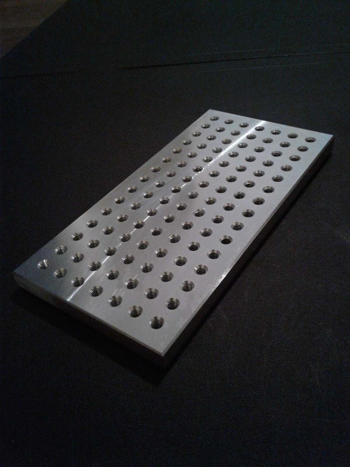 Sacrificial fixture plate or mini pallet - 4" x 8" - taig, sherline ...