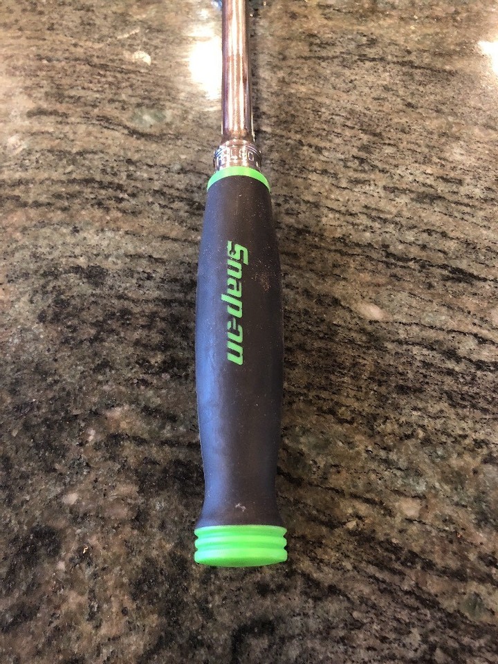 Snap-on fhl80 3/8" drive dual 80 long soft grip ratchet green | eBay
