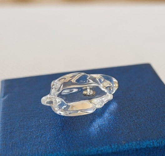 Vintage Crystal Glass Bunny Rabbit Pendant Charm Clear | eBay