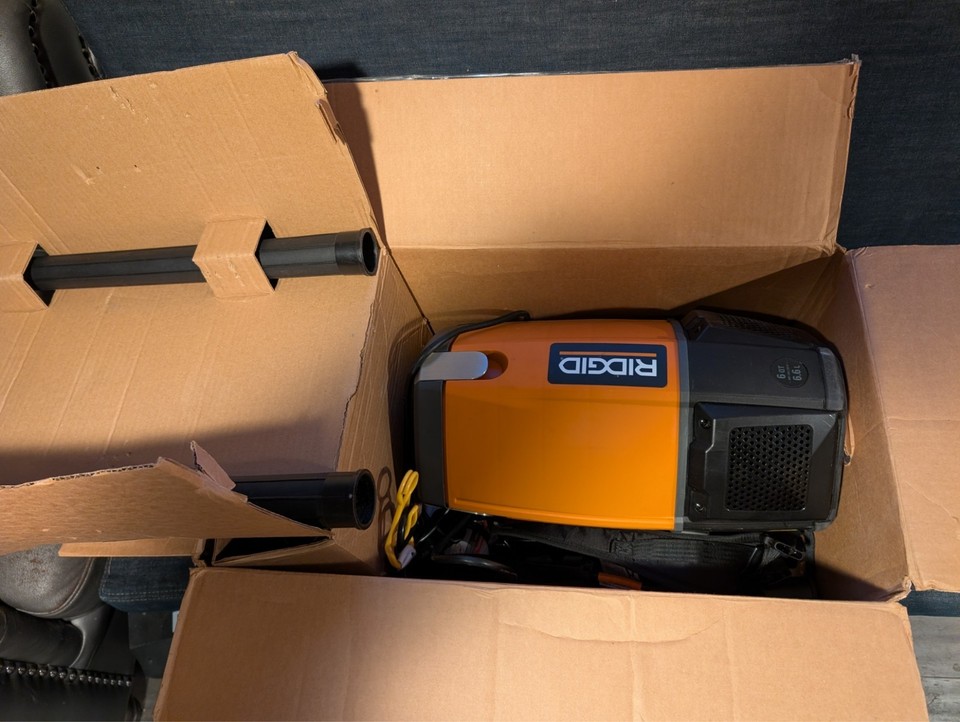 RIDGID 6 Qt. (1.5 Gal.) NXT Backpack Vacuum Cleaner HDB600 | eBay