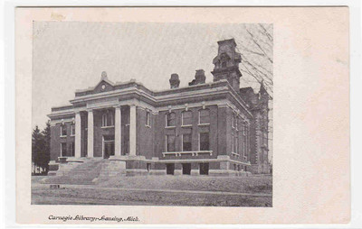 Carnegie Library Lansing Michigan 1905c postcard | eBay