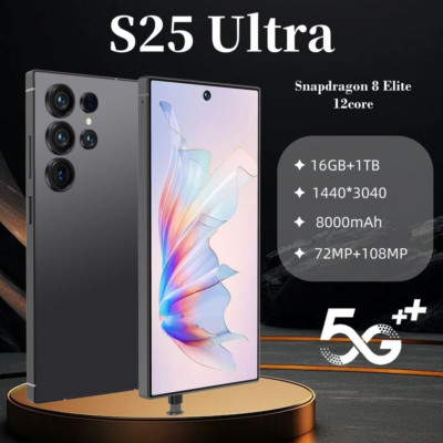 NEW 5G Unlocked S25 Ultra Smartphone 6.9" 16+1TB 8000mAh Android 15 ...