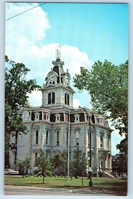 Bloomfield Iowa IA Postcard Davis County Court House Building c1960's ...