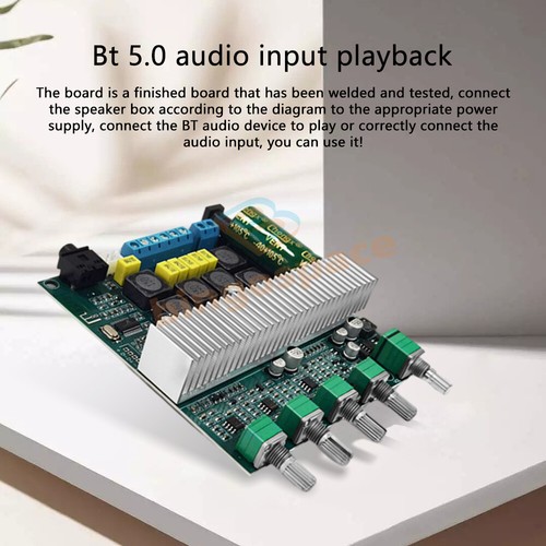 TPA3116 Amplifiers 250W+50W+100W 2.1 Bluetooth Digital Power Amplifier ...