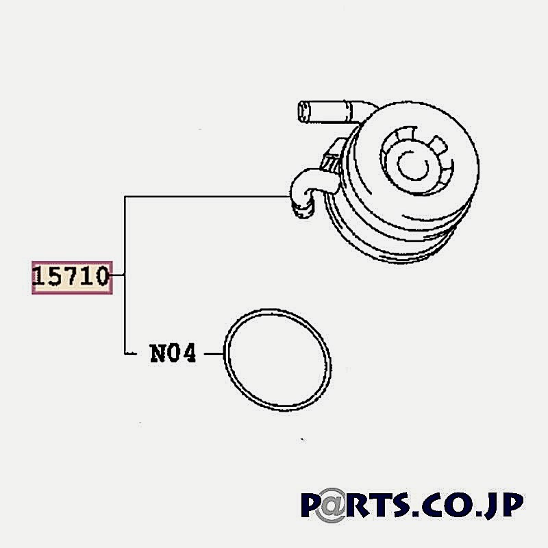1571031010+Genuine+Toyota+Cooler+ASSY+Oil+15710-31010+OEM for sale ...
