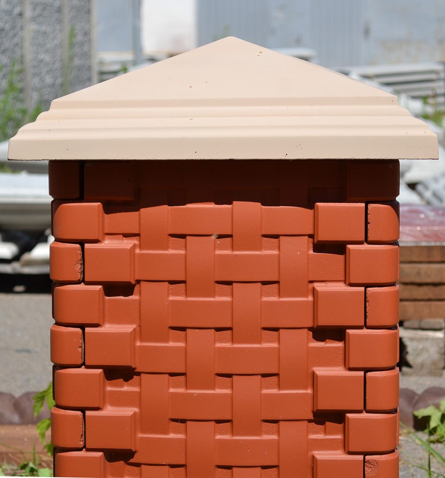 Concrete Mold Pier Caps Fence Capping 17,71x17.71in(450x450mm) ABC ...