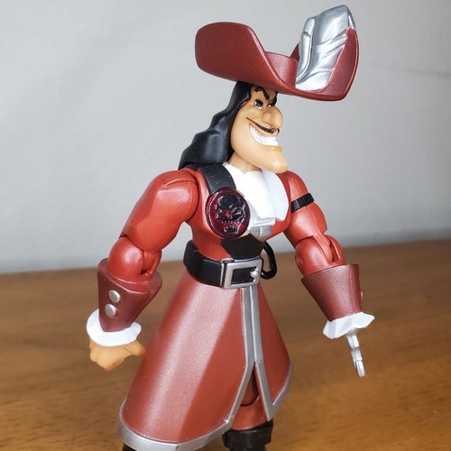Disney Heroes Captain Hook Toy 6" Figurine Articulating Peter Pan ...