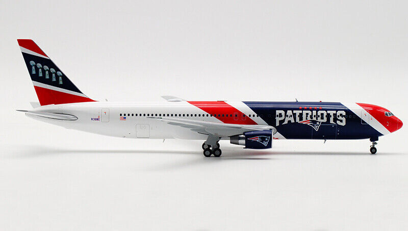28CM 1:200 JC WINGS PATRIOTS BOEING 767-300ER Passenger Airplane ...
