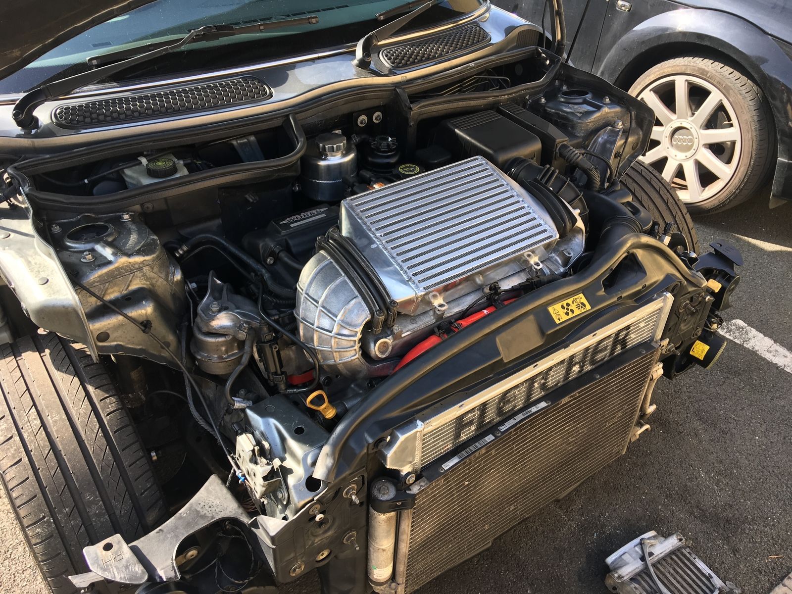 62MM ALUMINIUM UPGRADE INTERCOOLER CORE FOR MINI COOPER S R53 R50 R52 ...