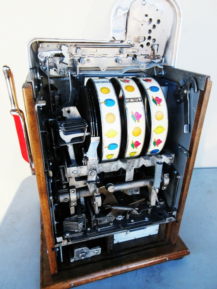 Mills 5c Diamond Front Slot Machine Fully Restored circa 1940's | eBay
