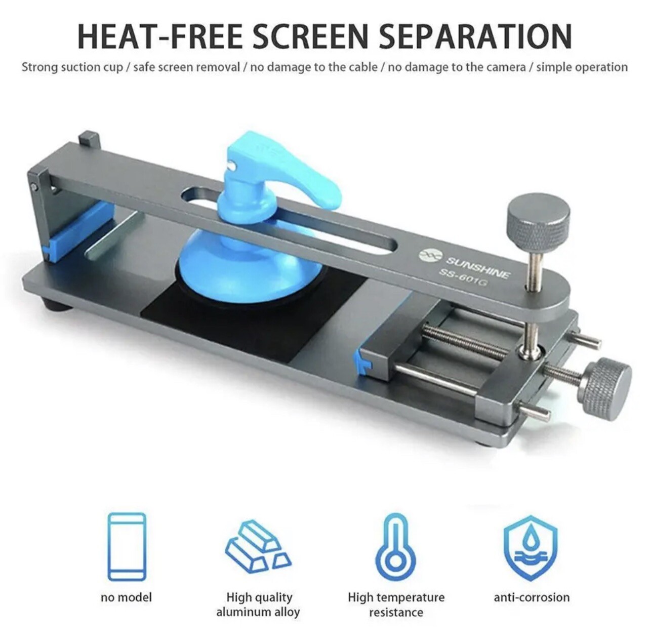 Universal Mobile Phone LCD Screen Separator Suction Unheated Fixture ...