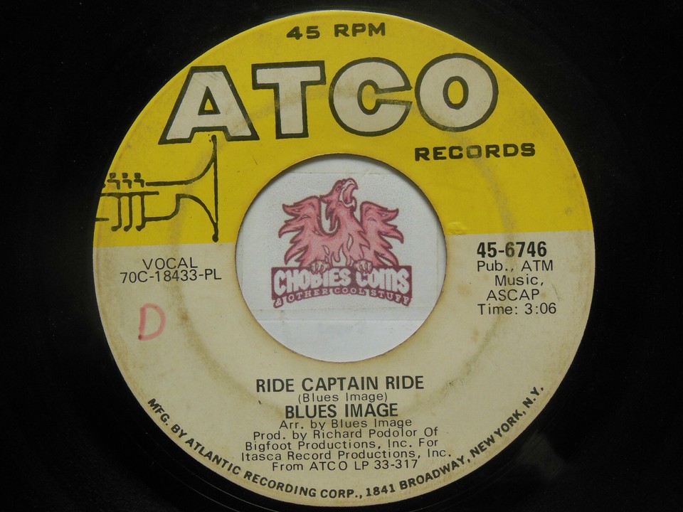 Blues Image: Ride Captain Ride / Pay My Dues, 45 RPM G+ (V1) | eBay