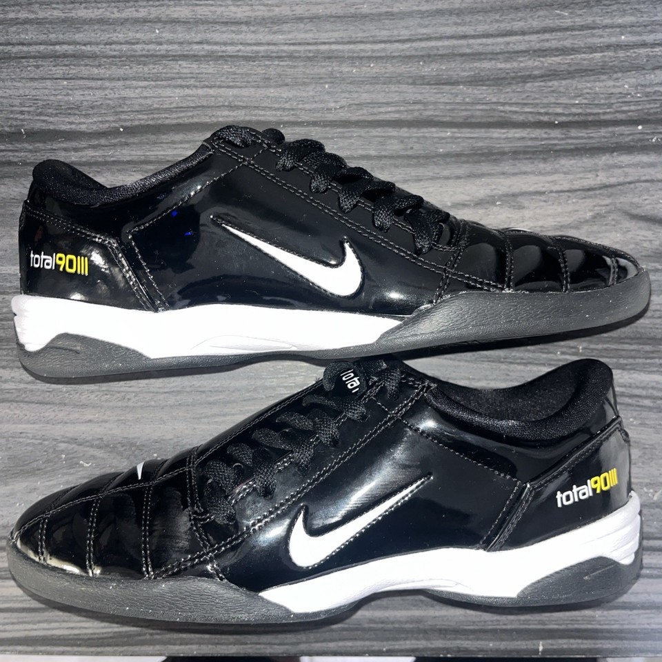 Nike T90 SP Black/White-Metallic Silver HJ9351-001 Size 7 | eBay