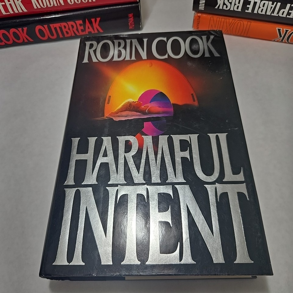 Robin Cook Vintage 8 Book Hardcover Lot 80s & 90s Mostly 1st Editions ...
