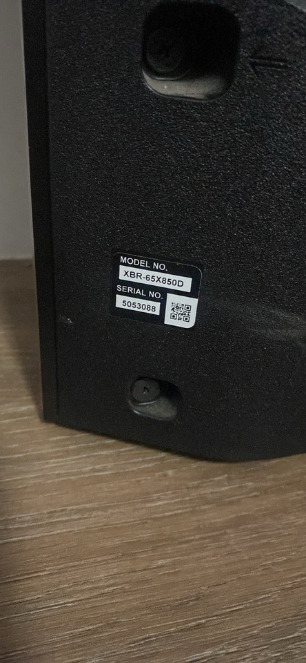 XBR-65X850D Flat Screen SONY T.V. | eBay