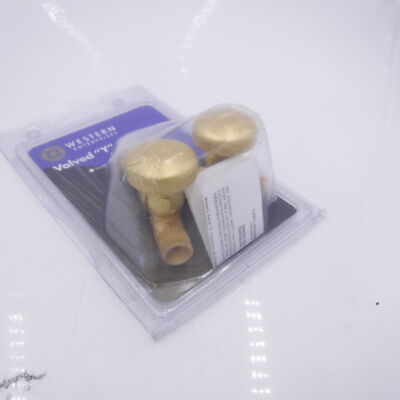Western Ent. 112 Brass Y Connection 200 PSIG Brass B Size 9/16-18 UNF ...