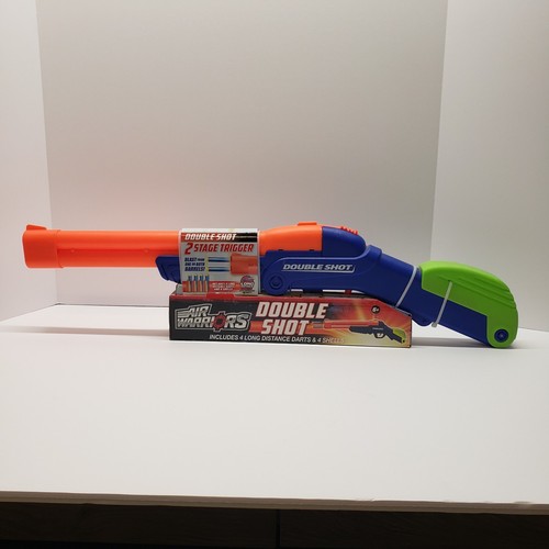 Buzz Bee Air Warriors Double Shot Dart Blaster For Kids 885954507108| eBay