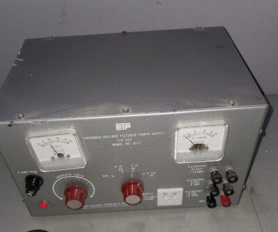 Electro-Technic Variable Variable Voltage Filtered Power Supply Model No. 9115 | eBay