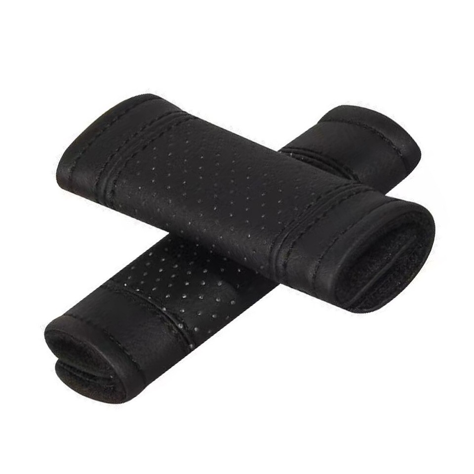 2pcs Universal Car Accessories Faux Leather Door Handle Cover Soft Car ...