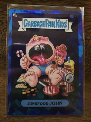 Topps Garbage Pail Kids GPK Sapphire 1st Refractor Blue 2A - JUNKFOOD ...