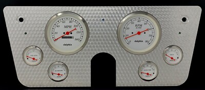 1967 1968 1969 1970 1971 1972 Chevy Truck 6 Gauge Dash Insert 5" Engine ...