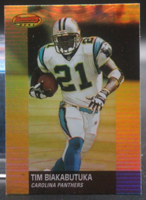 Tim Biakabutuka (Panthers/Michigan Wolverines) - 2001 Bowman's Best #39 ...