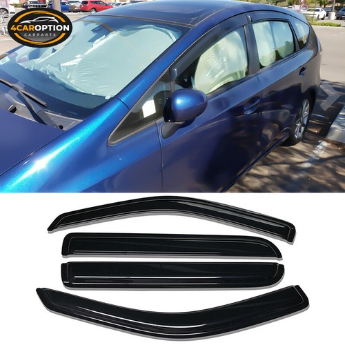 Fits 12-18 Toyota Prius V Window Visors Rain Sun Guard Vent | eBay