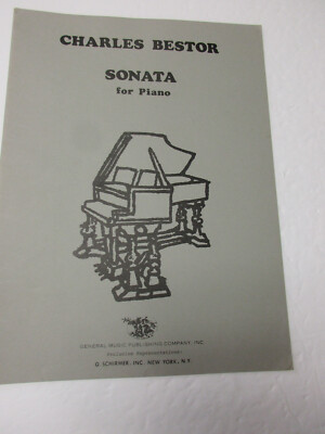 Charles Bestor Sonata Piano Solo Sheet Music General Music Publishing ...
