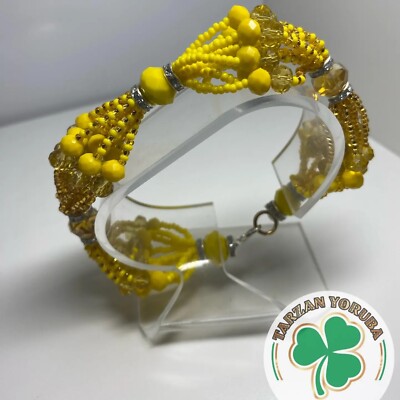 Ilde Ide Bracelet Oshun Yoruba Religion Orisha | eBay