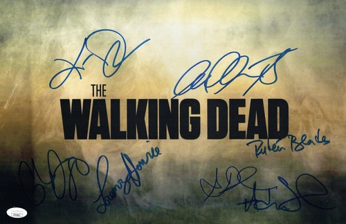 Cliff Curtis FEAR THE WALKING DEAD Cast X7 Signed 11X17 Autograph JSA ...