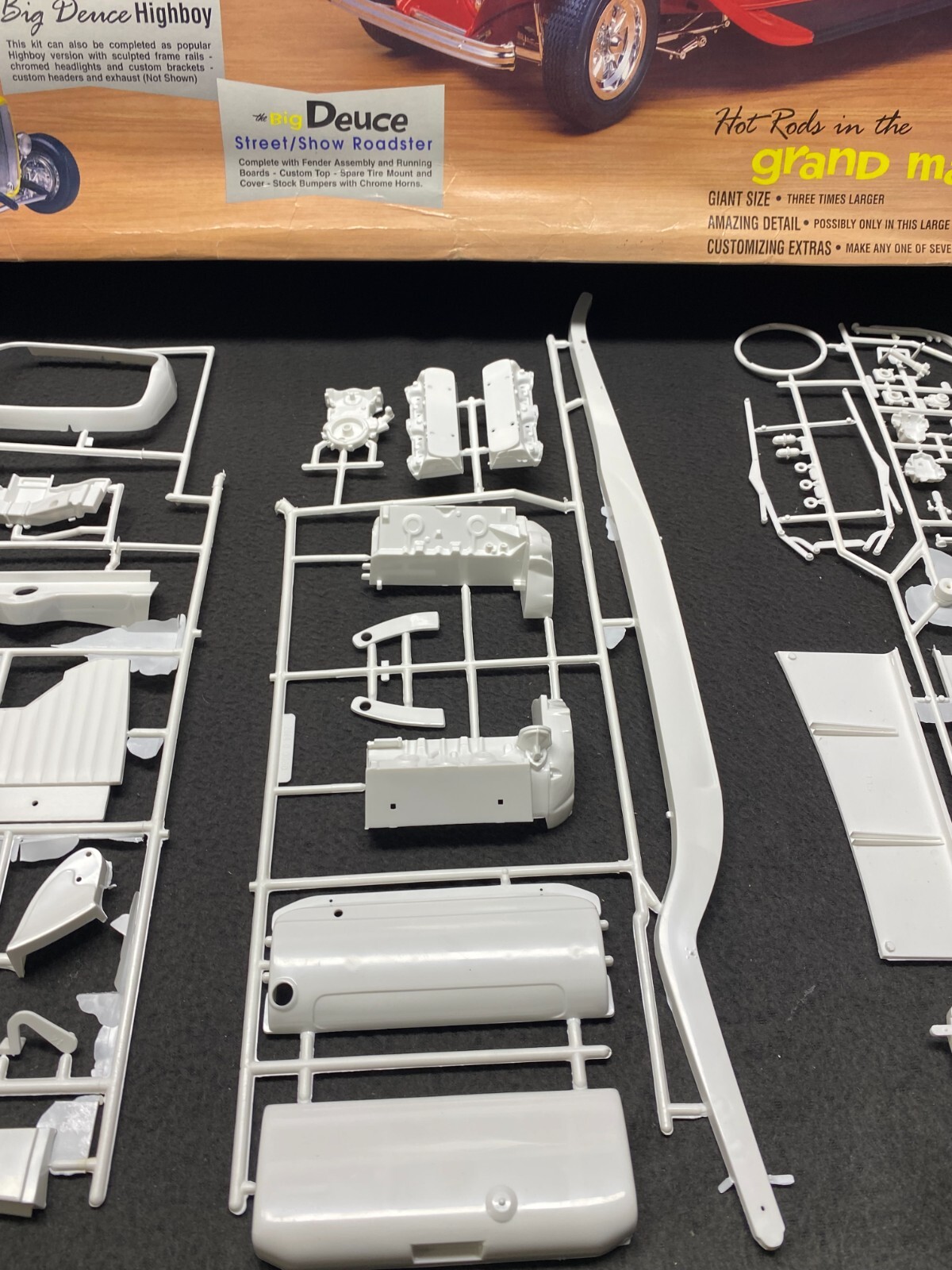 Revell Big Deuce '32 Ford Roadster 1/8 Big Scale 100% Complete Unbuilt ...