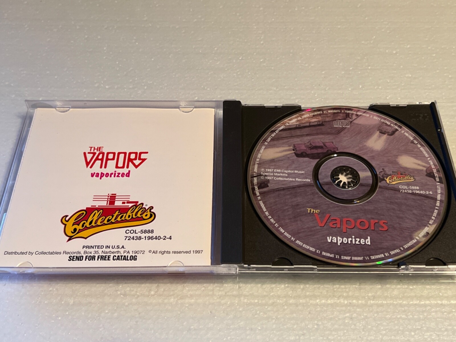 The Vapors Vaporized [2 ORIG LPs ON 1 CD] RARE OOP NEW CLEAR DAYS ...