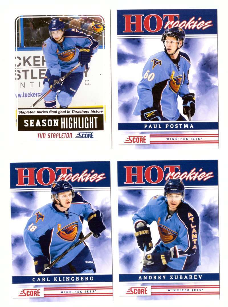 2011-12 Score Hockey (1-546) Team Set - Winnipeg Jets / Atlanta Thrashers | eBay