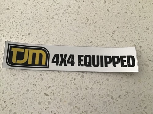 TJM EQUIPPED 4x4 4WD Parts sticker, springs, shocks, suspension ...
