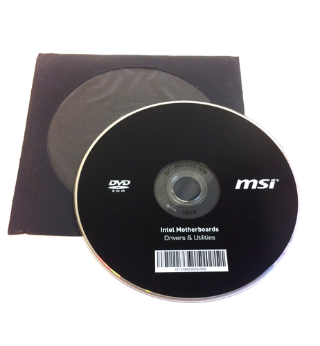 Genuine MSI Intel Motherboards Drivers & Utilities Disc DVD G71-MID3026 ...