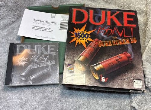 Duke Assault for Duke Nukem 3D PC IBM Big Box Game ID Doom Quake 3D ...