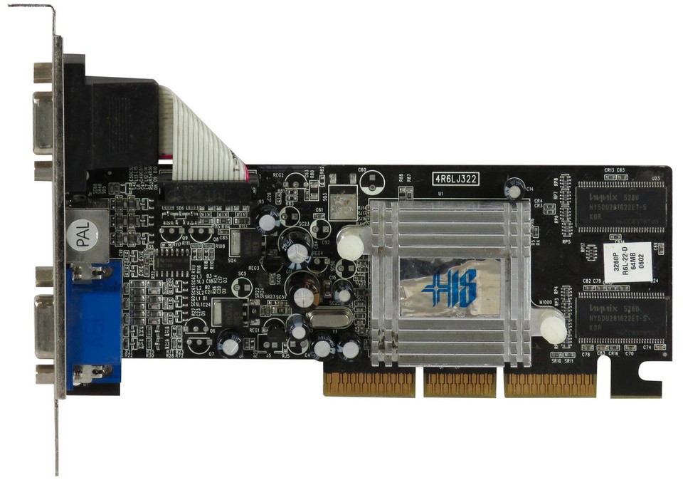 Graphics Card His Ati Radeon 7000 64Mb Ddr 4R6LJ322 Agp | eBay