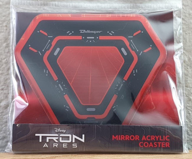 Tron Ares Mirror Acrylic Coaster Japan promotional Identity Disc promo ...