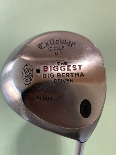 Callaway Biggest Big Bertha Driver 8 Degrees Right Hand Titanium Firm ...