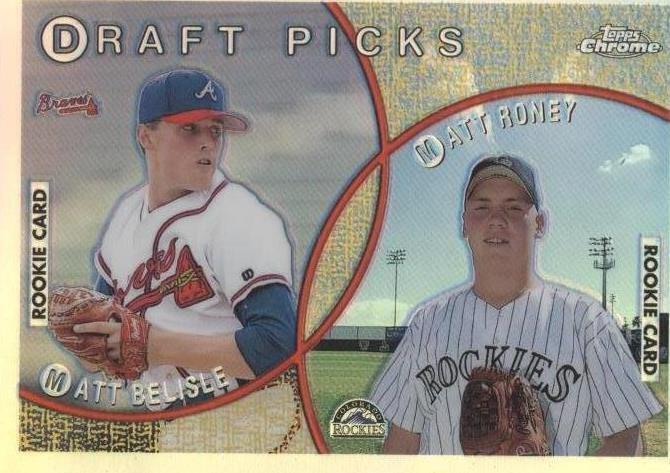 1999 Topps Chrome - Draft Picks Matt Belisle, Matt Roney #438 Refractor ...