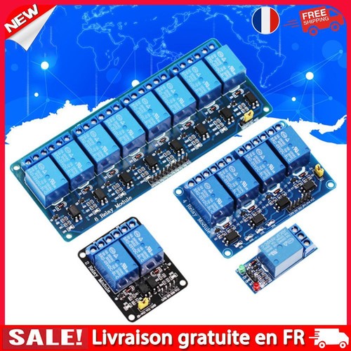 Module relais 5V 12V 24V sortie relais 1 2 4 6 8 16 canaux | eBay