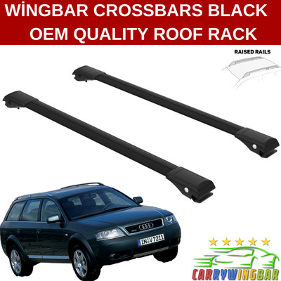 For Audi A6 C5 Allroad Quattro 1999-2005 Roof Rack Carrier Cross Bars ...