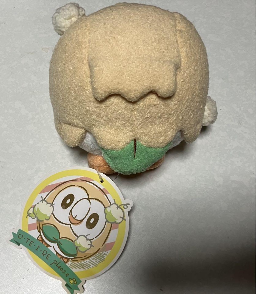 Pokemon Center Plush Oteire Please Rowlet with Tag | eBay