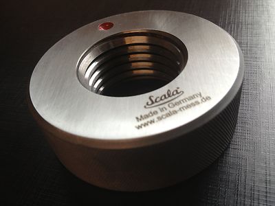 Gewindelehrring Gewinde-AUSSCHUSS-Lehrring M65x2,0 Tol.6g NOGO ...