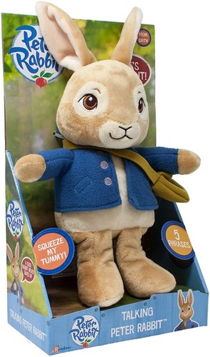 Peter Rabbit Talking Soft Toy - Official Beatrix Potter Cuddly Bunny ...