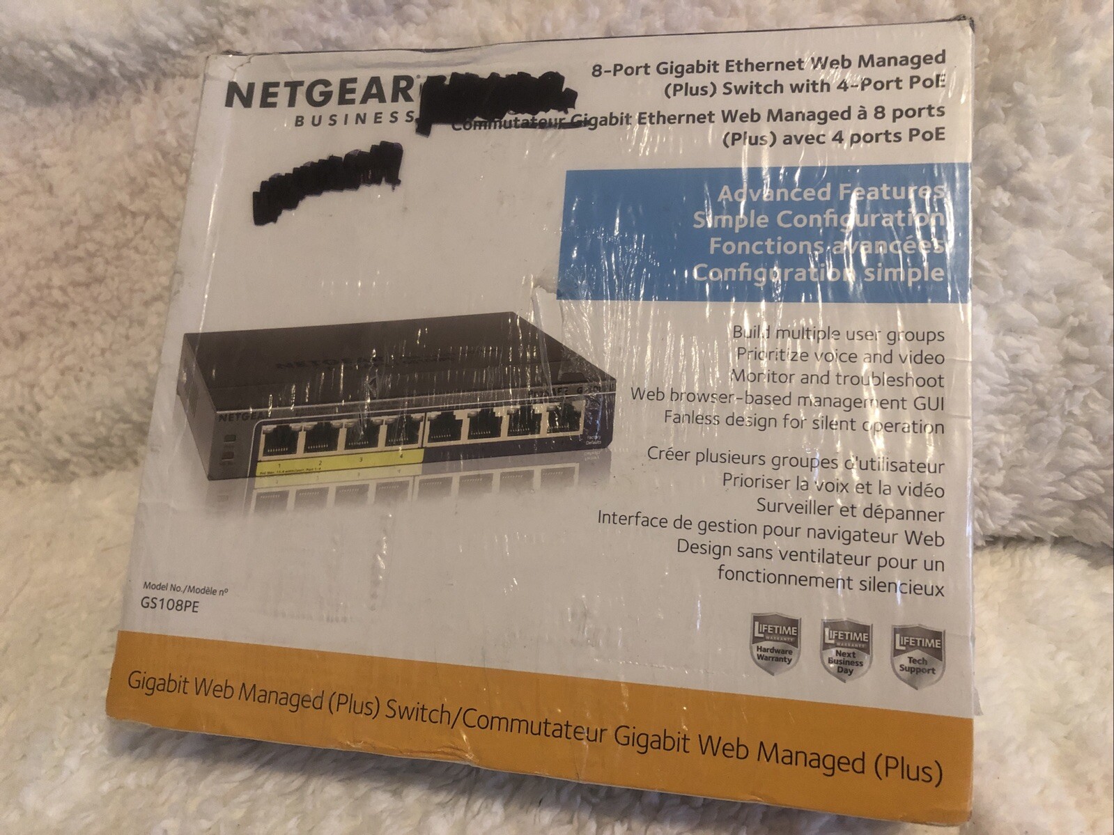 NETGEAR ProSafe Easy Smart Managed Switch - GS108PE300NAS for sale ...