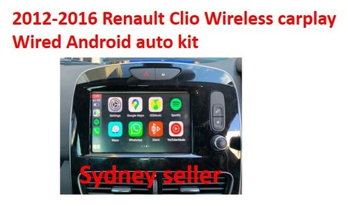 2012-2016 Renault Clio R-link wireless carplay&wired android auto kit ...