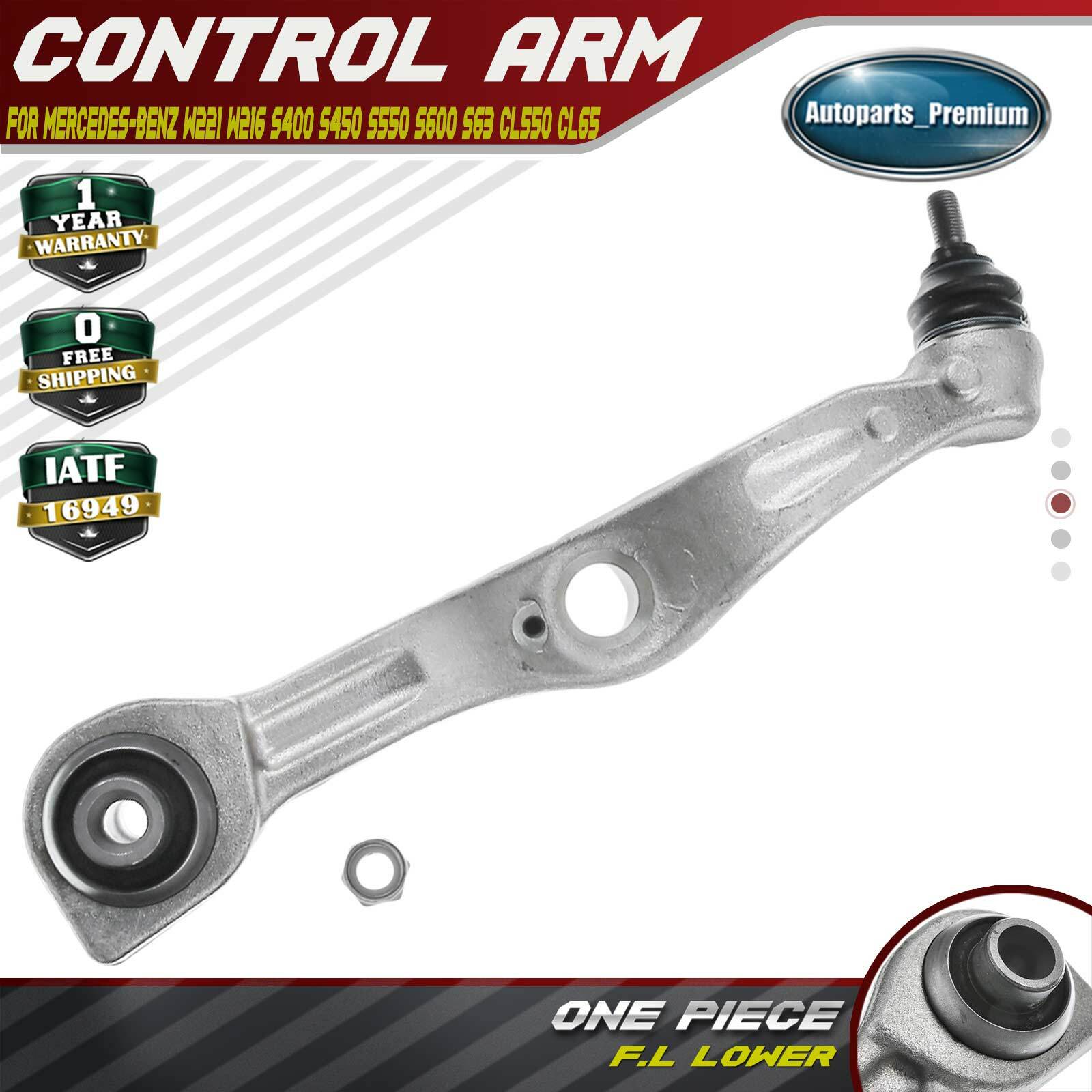 Control Arm w/ Ball Joint Front Left Lower for Mercedes-Benz W221 W216 ...