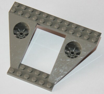 Lego Dark Gray Wing Plate Bi-level 12x9x2 1/3 ref 30037 set 6969.6160 ...