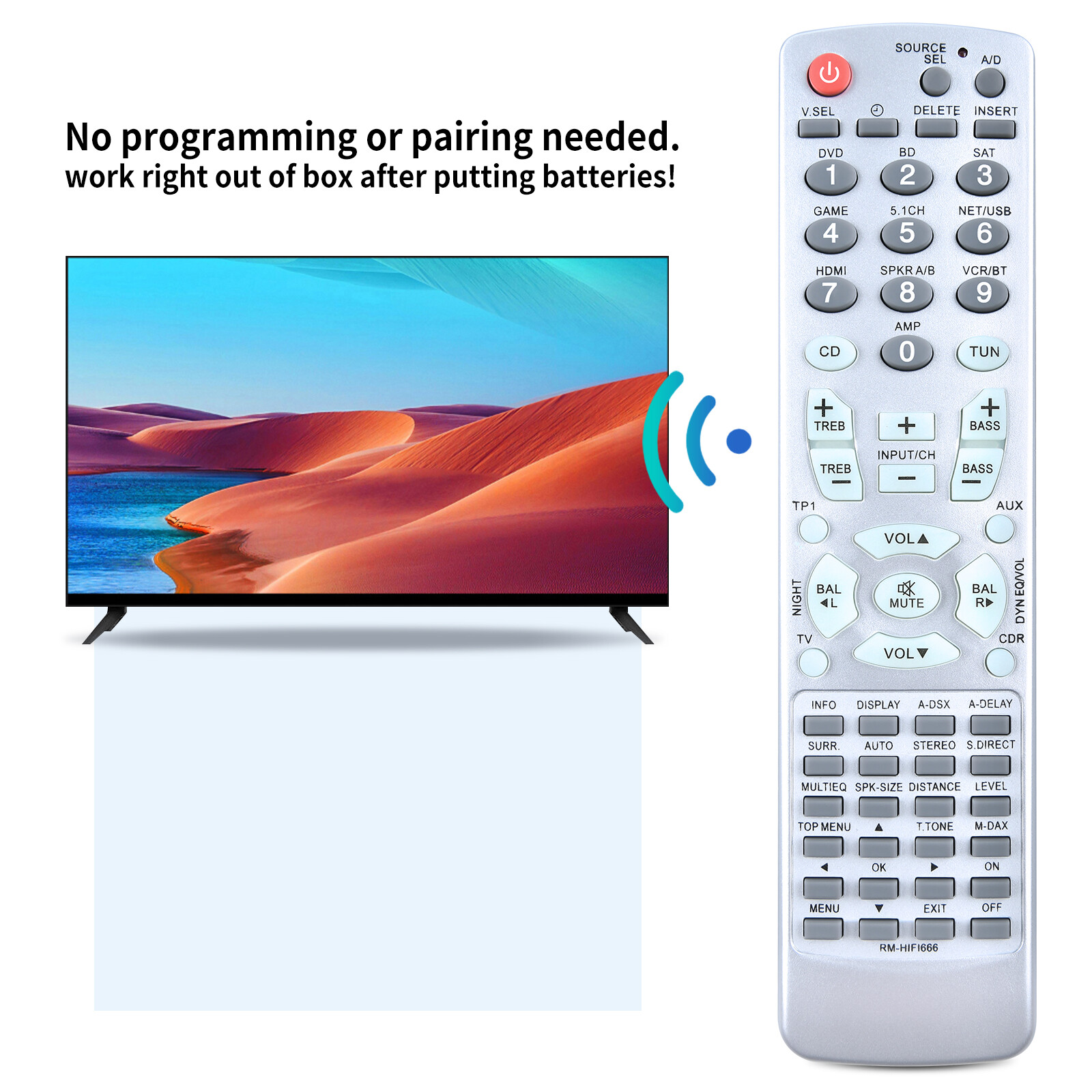 New RC011SR Replacement Remote Control For Marantz AV Receiver SR7008 ...